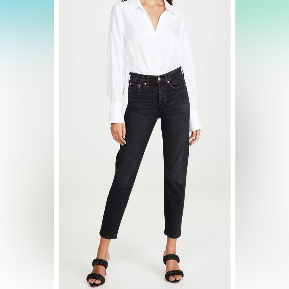 Levi’s Premium Wedgie Icon Fit Dark Blue Jeans 27 - Gem